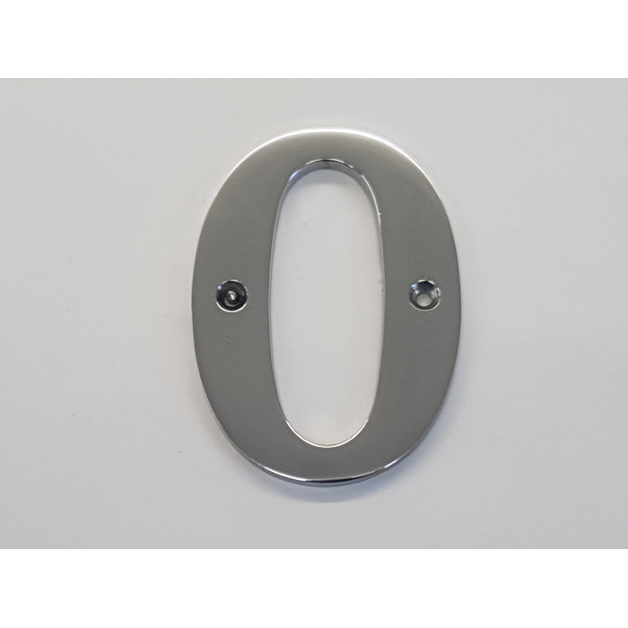 Dakota Fields Tamas 10cm H Reflective Metal House Number | Wayfair.co.uk