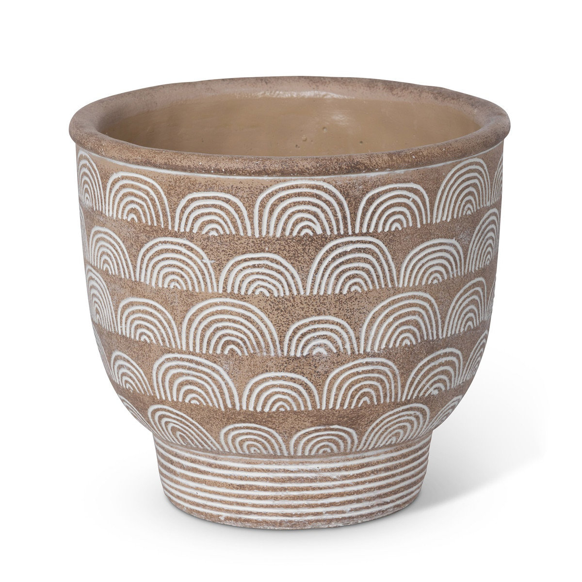 Park Hill Collection Rustic Modern Ceramic Pot Planter - Wayfair Canada