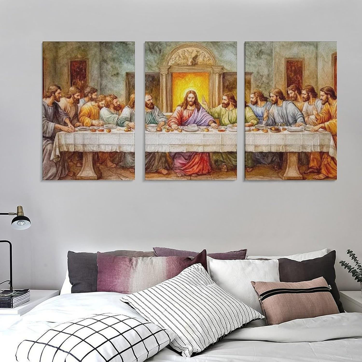 Ophelia & Co. The Last Supper Poster Reimagined Framed Canvas Print ...