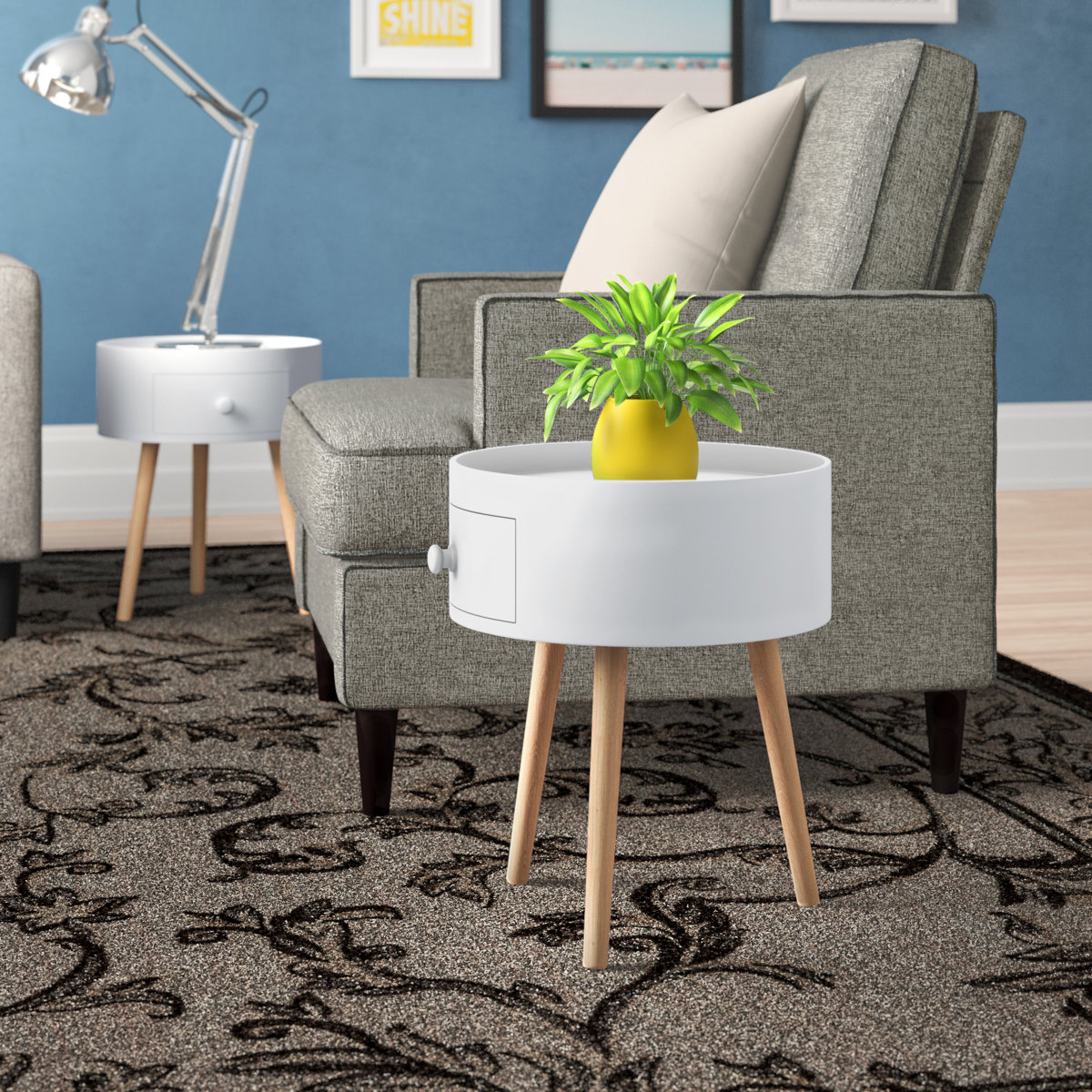 Zipcode Design Thomas Side Table with Storage & Reviews | Wayfair.co.uk