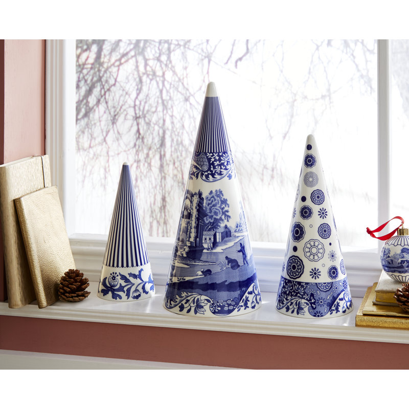 Blue Italian Classic Blue Italian - Chistmas Topiary | Wayfair.co.uk