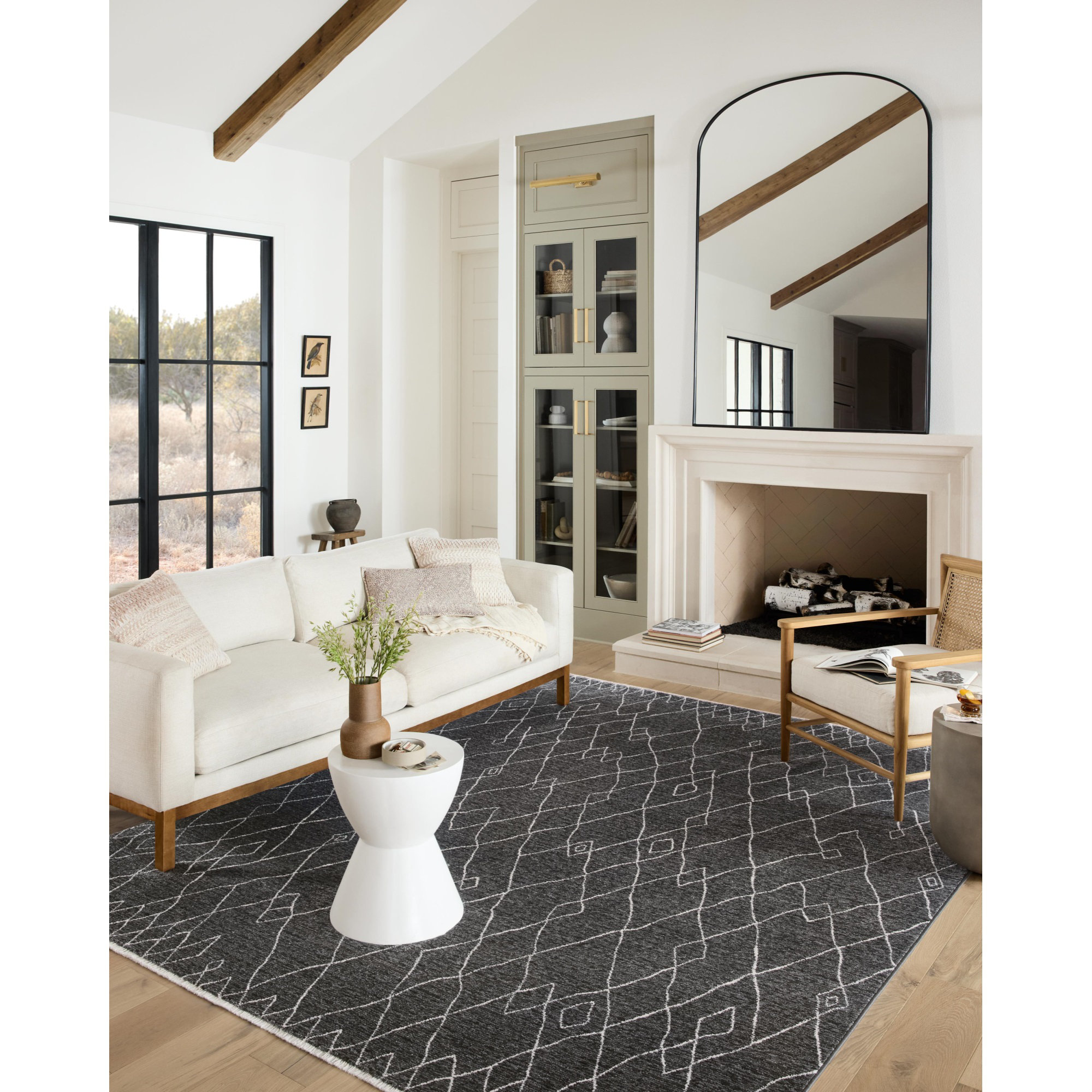 Loloi II Vance Moroccan Charcoal/Dove Area Rug & Reviews - Wayfair Canada