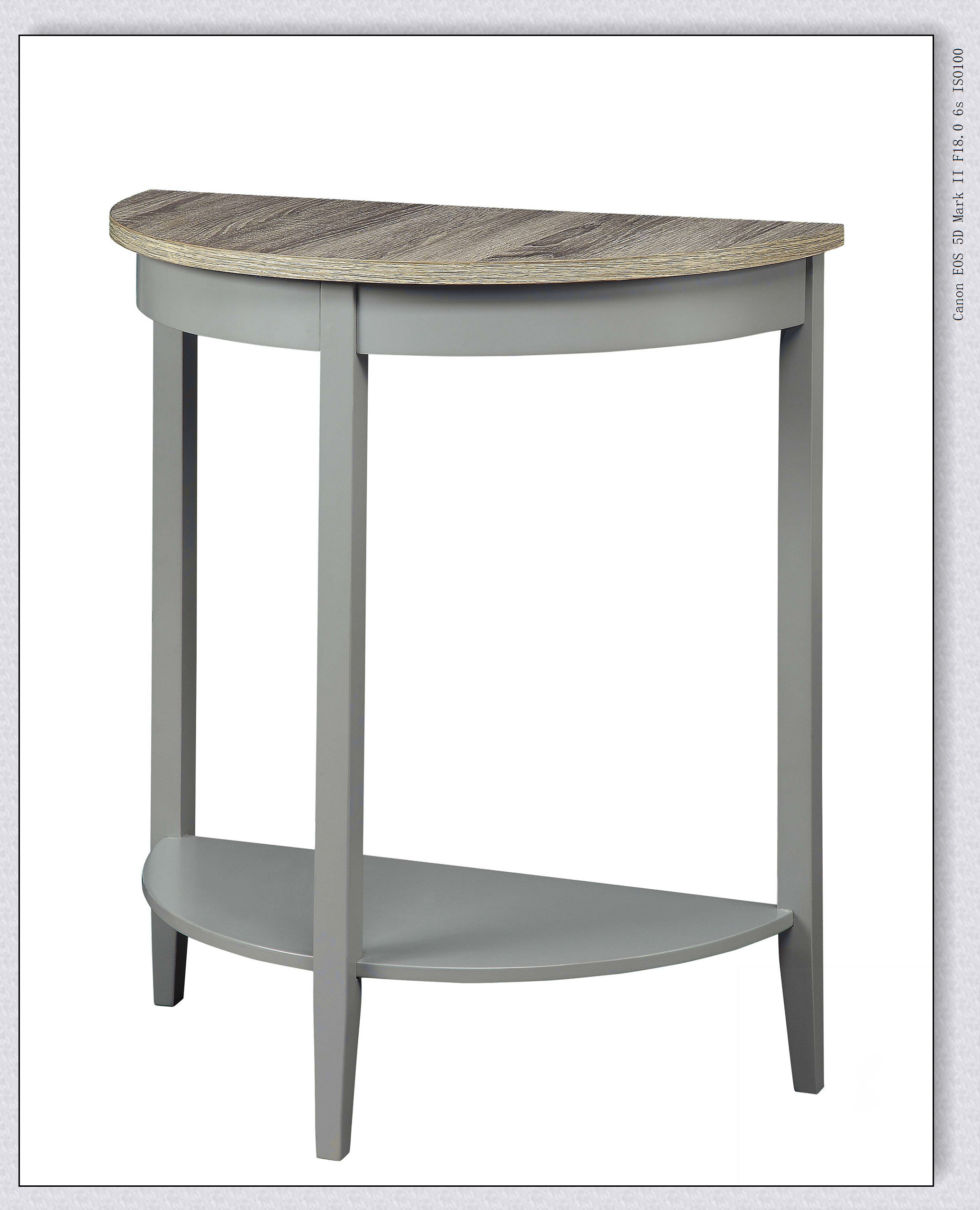 Lark Manor™ Console Table Open Compartment: Bottom Shelf Half-Moon ...