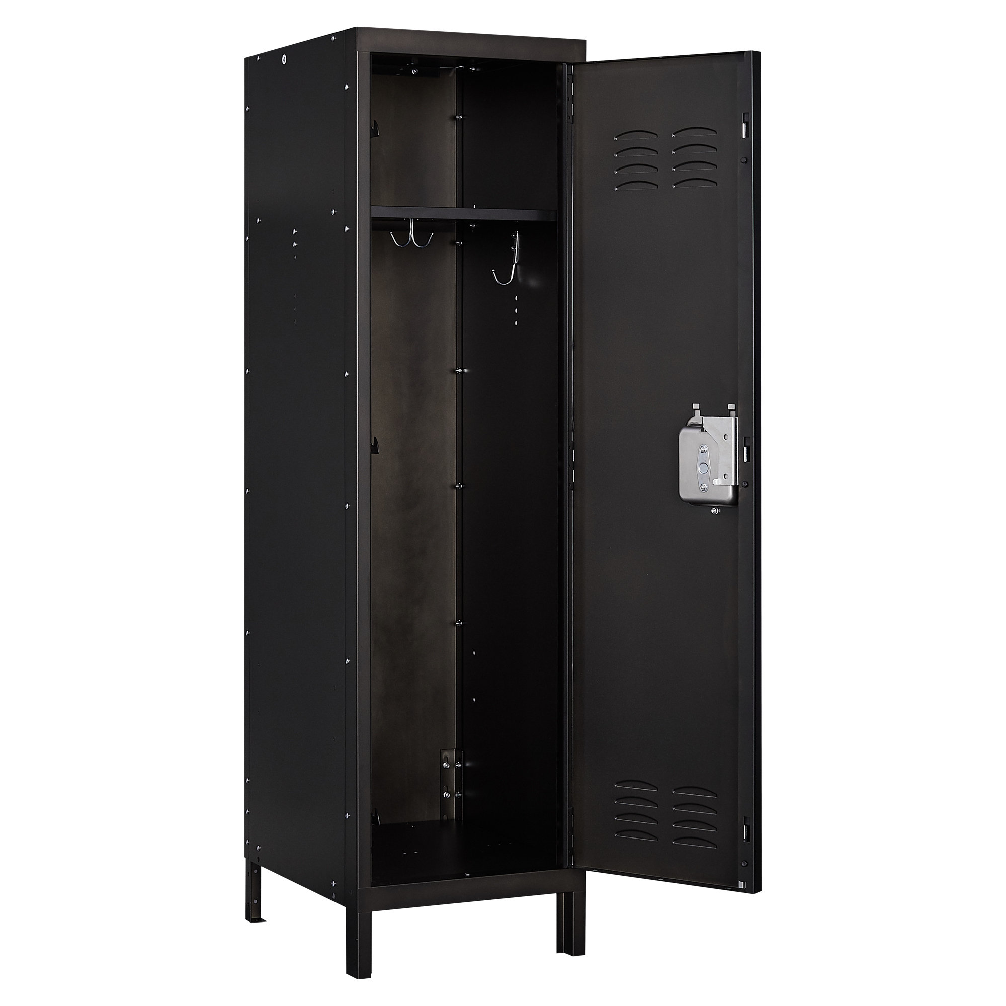 Steelcube 15 Inch Wide Steel Storage Locker Cabinet with 1 Door and ...