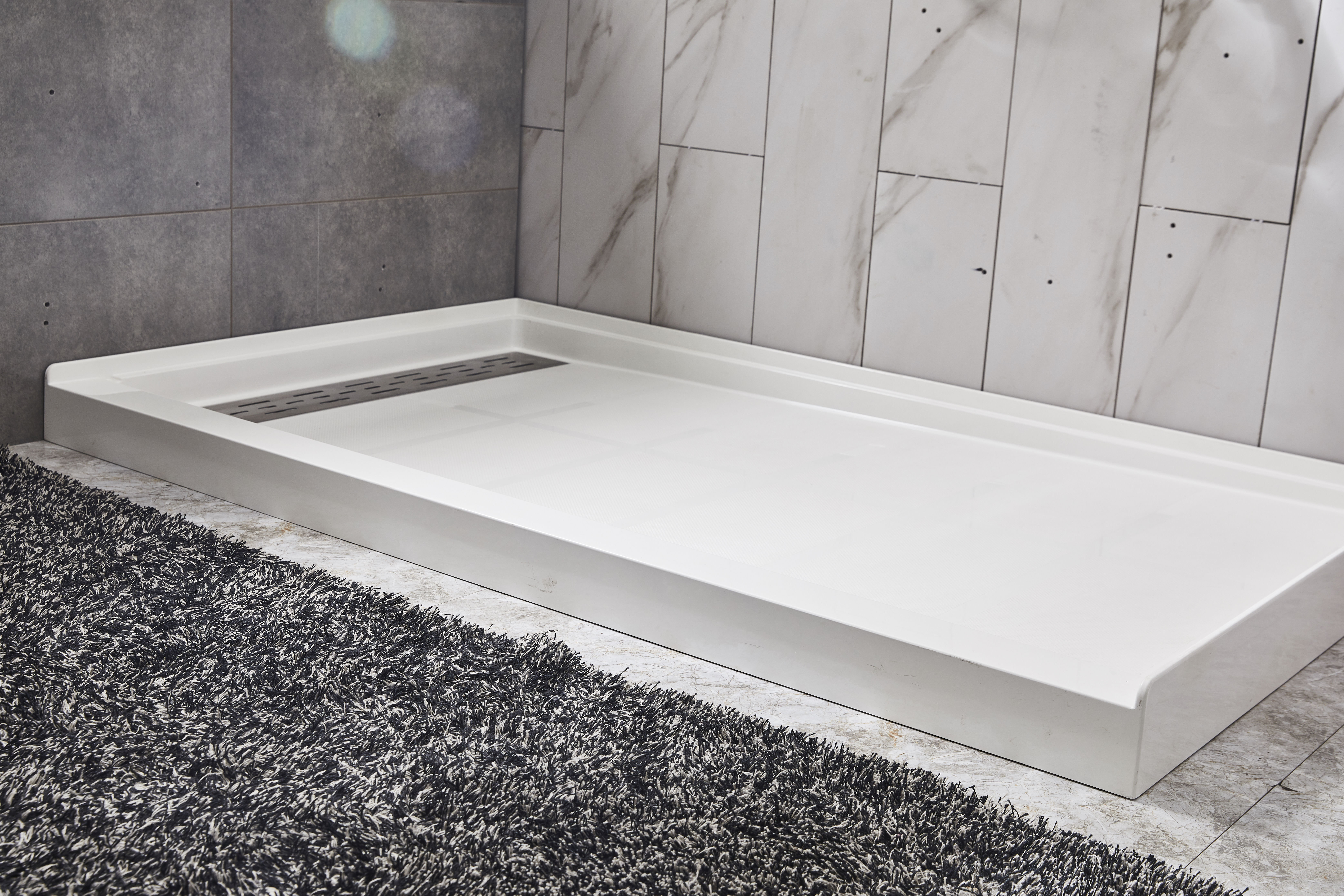 Avora Bath Low Step 60'' W x 30'' D Euro Trench Shower Base | Wayfair