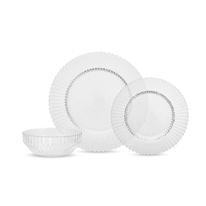 Fortessa Archie 12 Piece Glass Dinnerware Set - Service for 4 | Wayfair