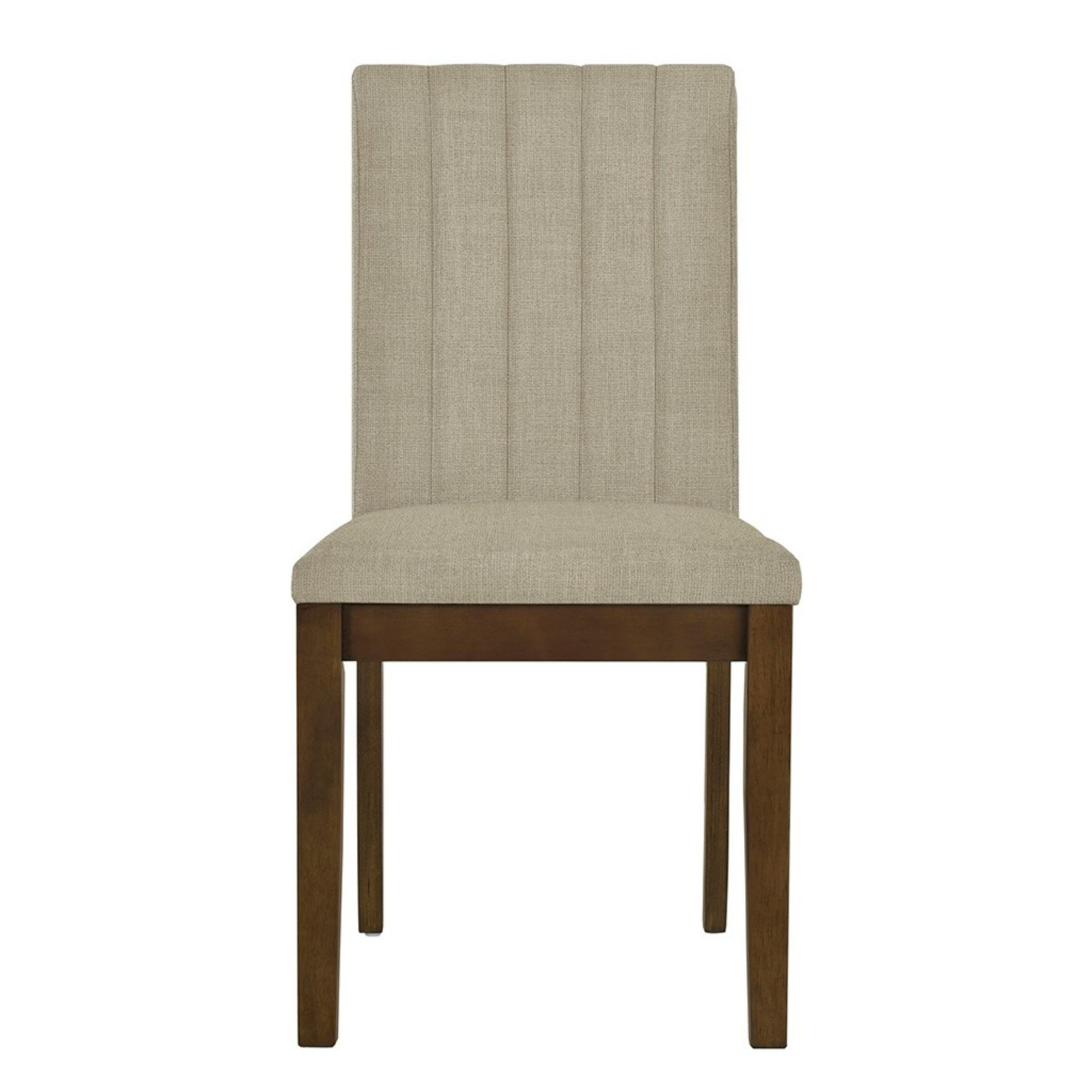 Red Barrel Studio® Upholstered Channel-back Dining Chair Set of 2 | Wayfair