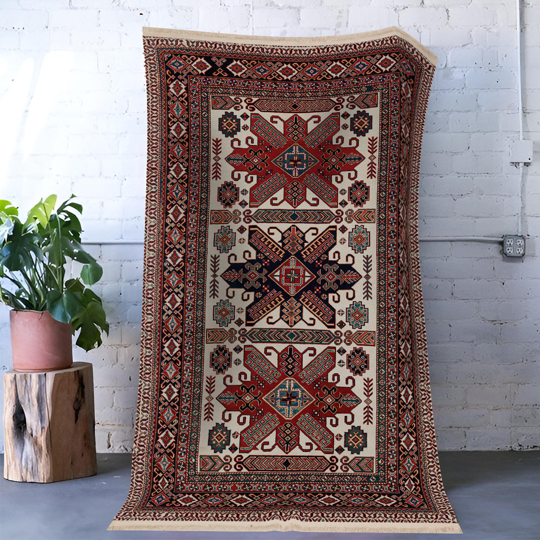 Foundry Select Burgundy-Themed Traditional Motif Ethnic Patterned ...