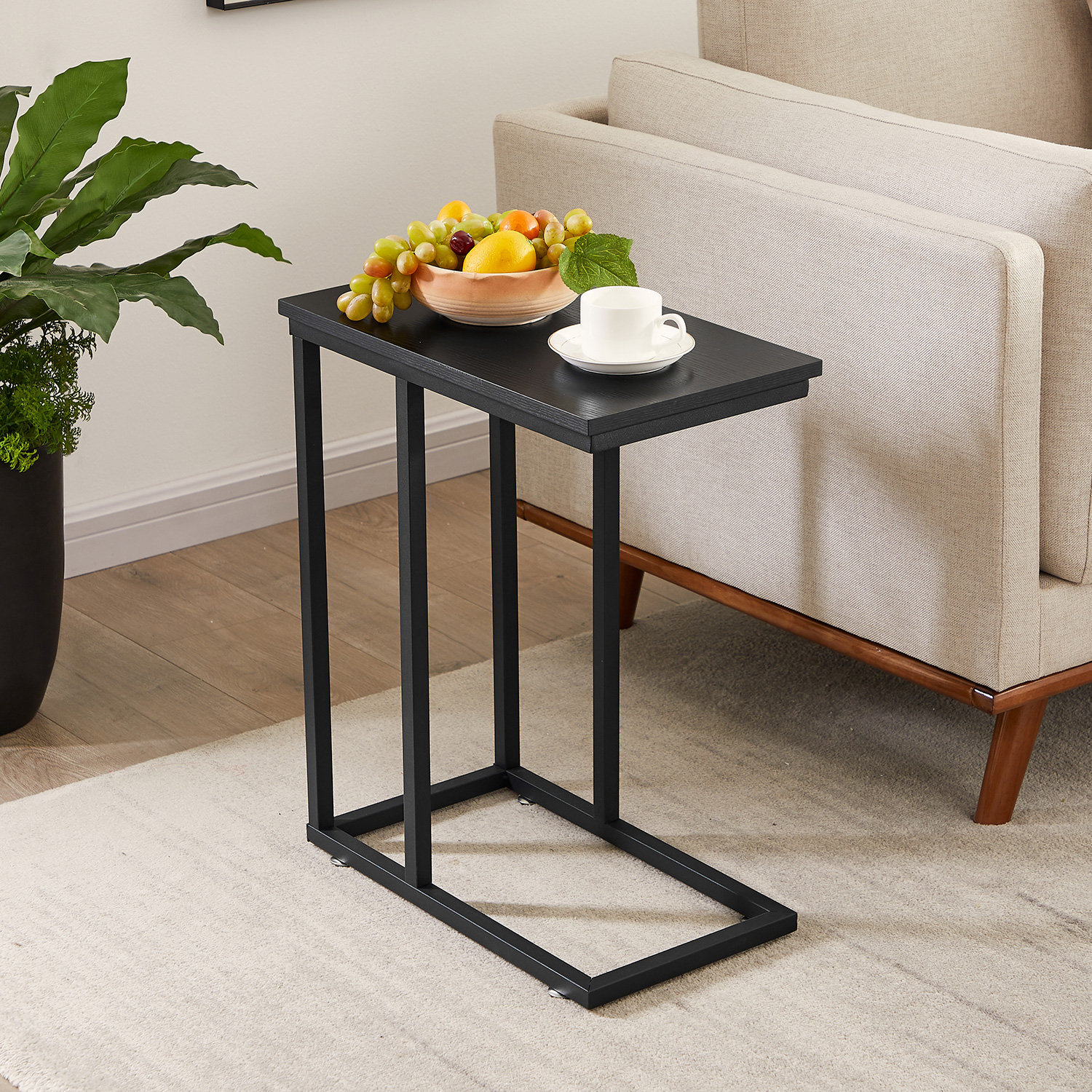 Ebern Designs 24'' Tall C Table End Table & Reviews | Wayfair