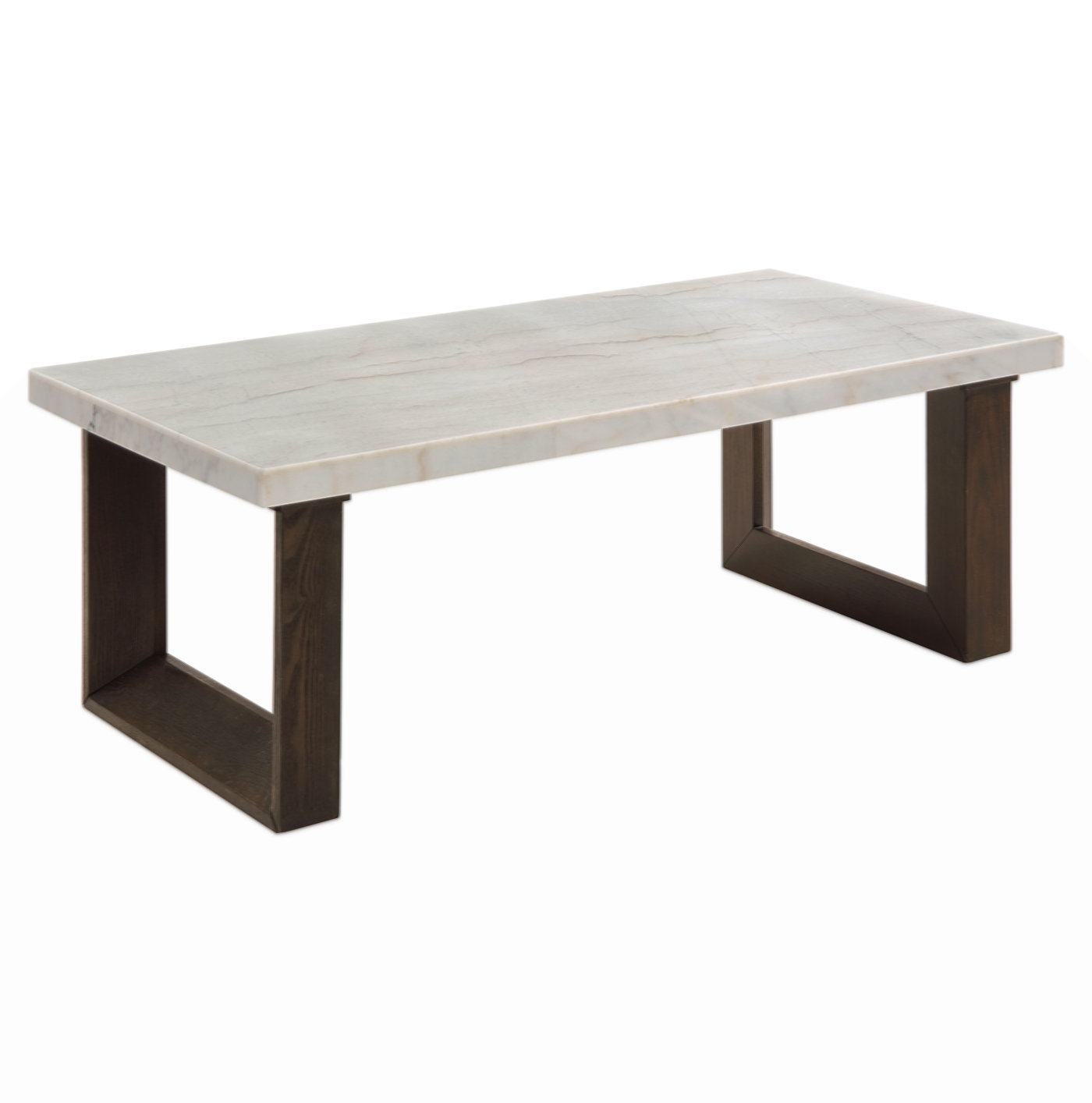 Latitude Run® Edwyn Marble Top & Rectangular Coffee Table - Wayfair Canada