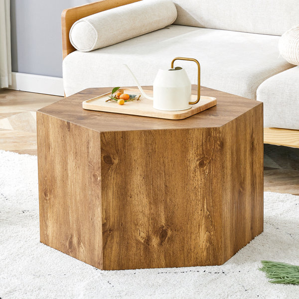 Millwood Pines Modern MDF coffee table, with complex texture patterns ...