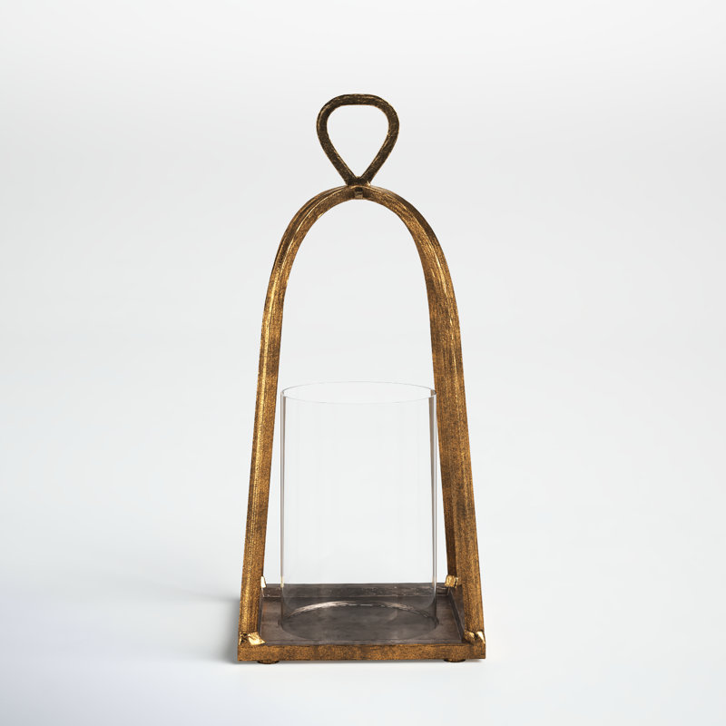 Saga Glass Tabletop Hurricane & Reviews | Birch Lane