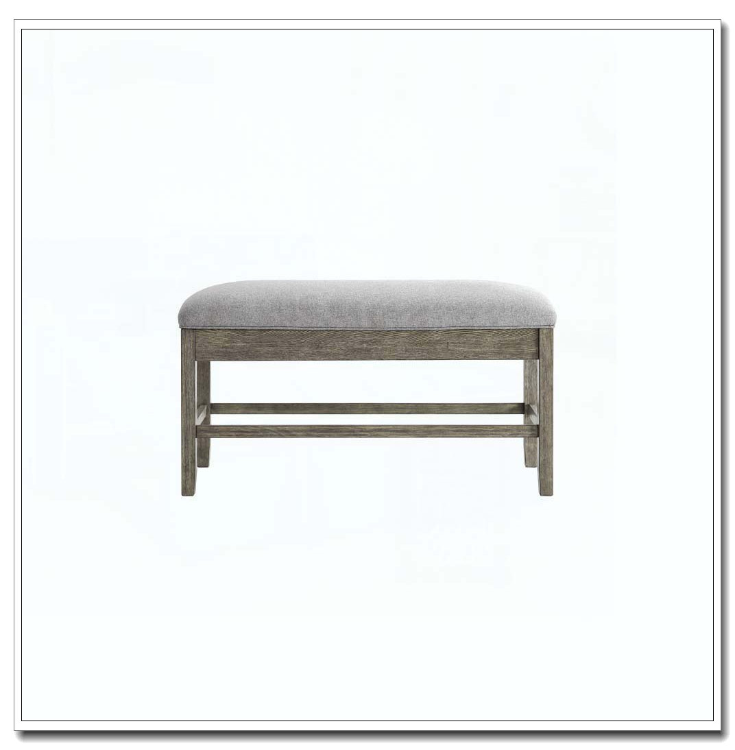 Latitude Run® Grayson - Storage Counter Bench - Dark Gray | Wayfair