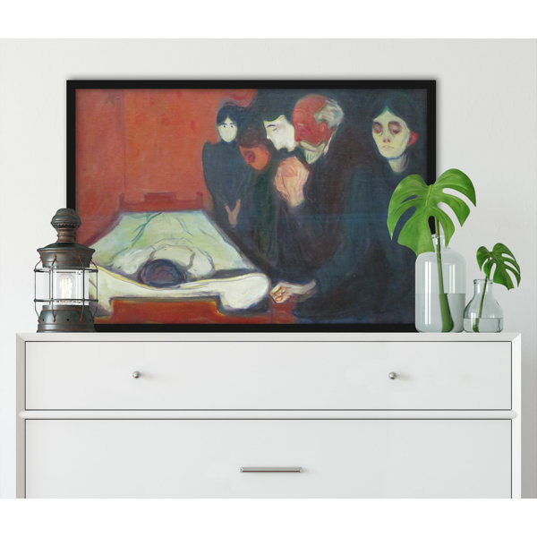 ClassicLiving On The Deathbed by Edvard Munch - Single Picture Frame ...