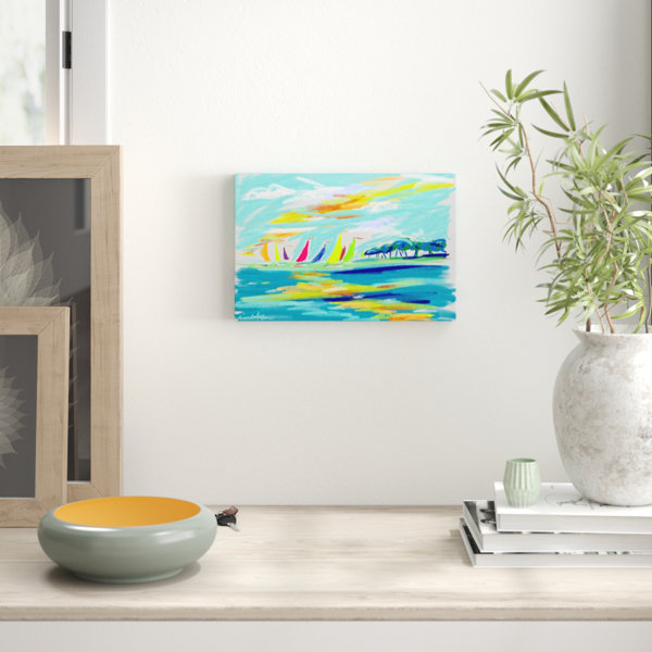 East Urban Home Arthur Pina - Wrapped Canvas Painting | Wayfair.co.uk