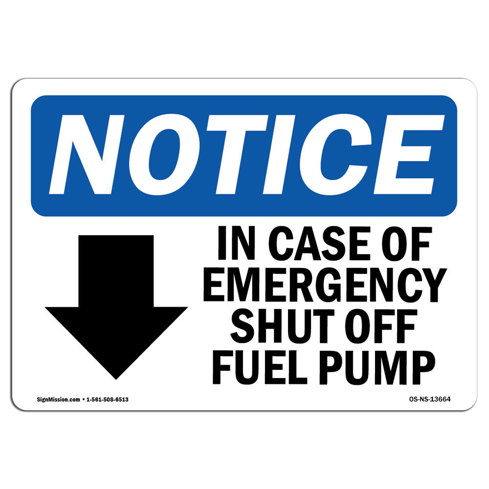 SignMission In Case of Emergency Shut off Sign | Wayfair