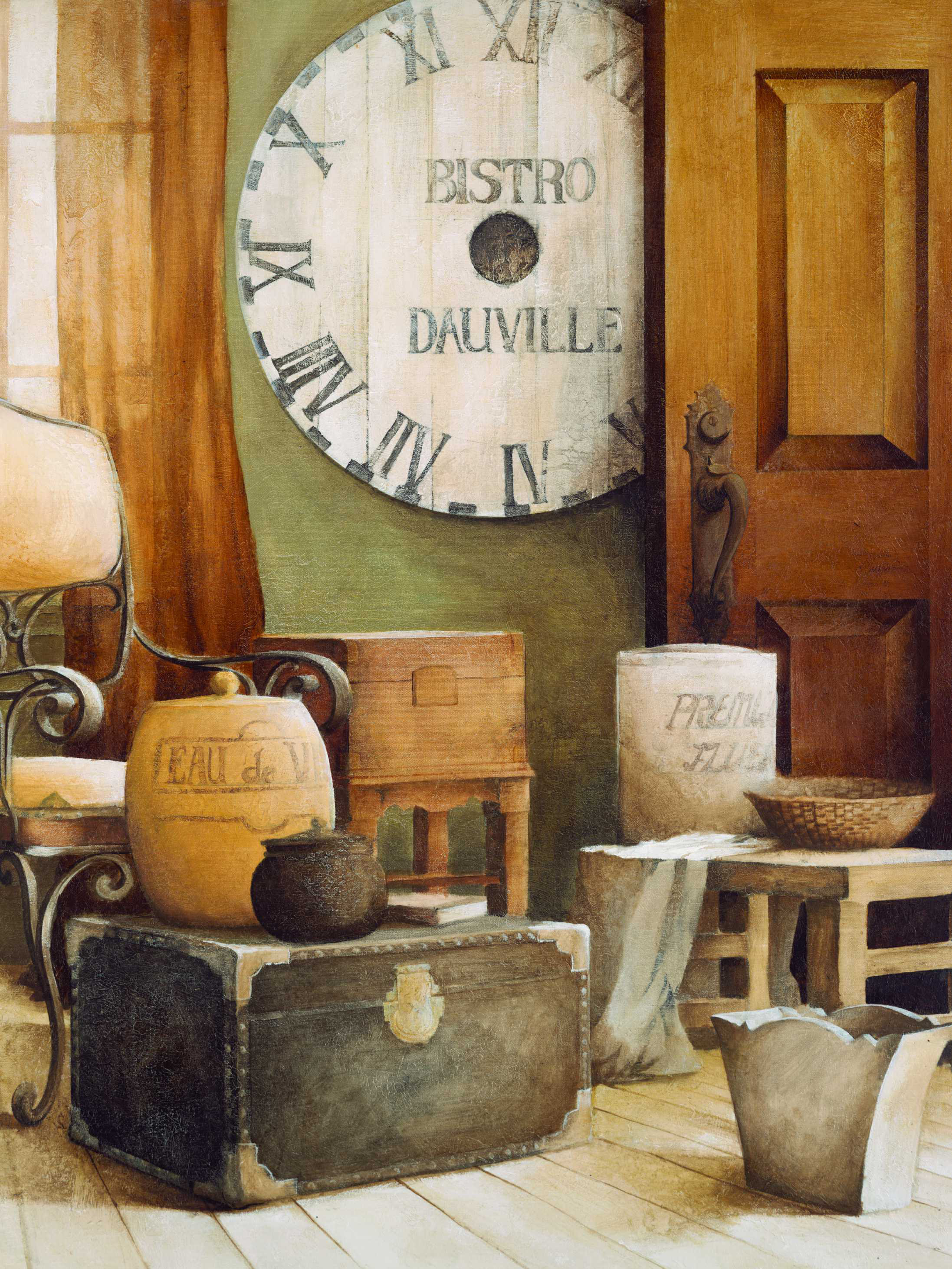 Winston Porter Bistro Attic - Wrapped Canvas Print | Wayfair