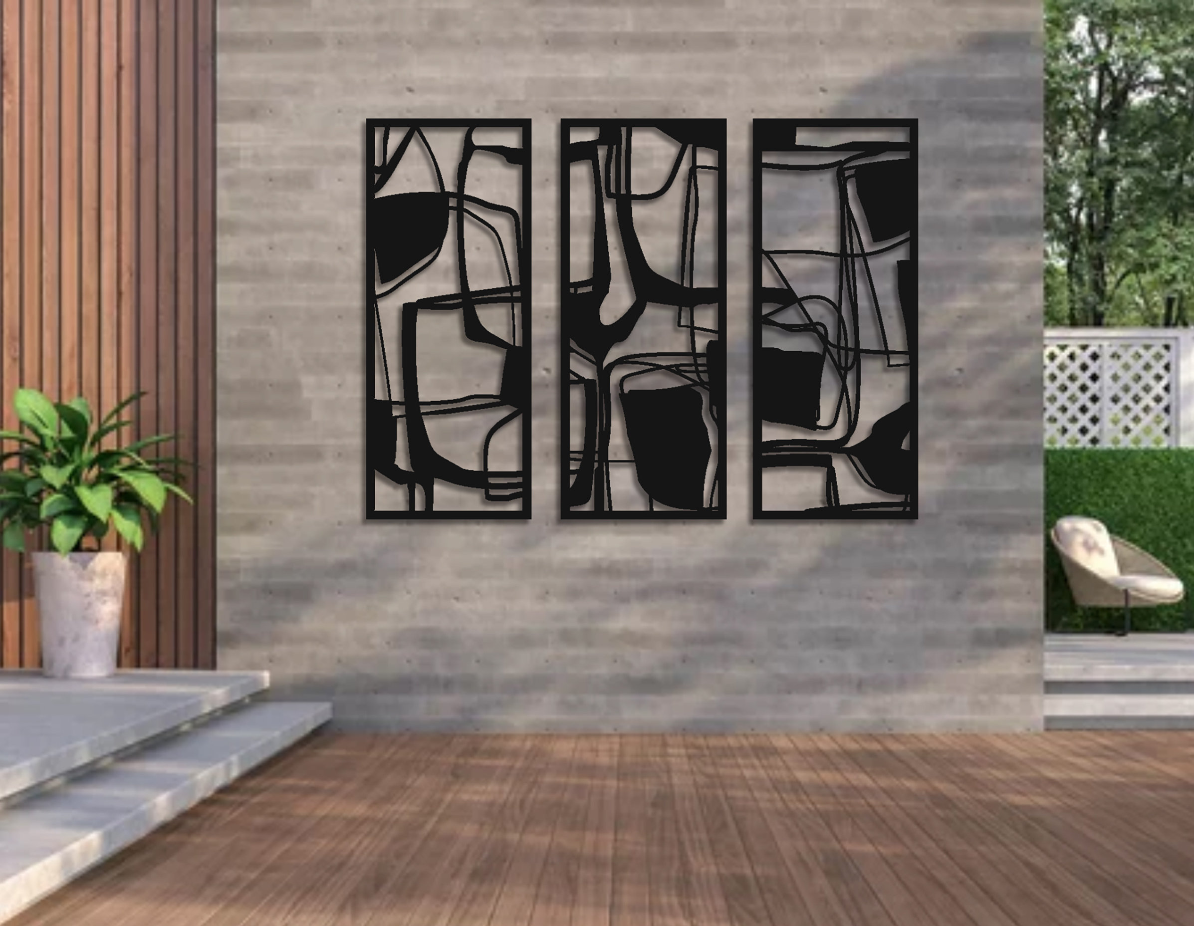 Advance Multi-Sign Giga 3 Piece Wall Décor Set & Reviews | Wayfair