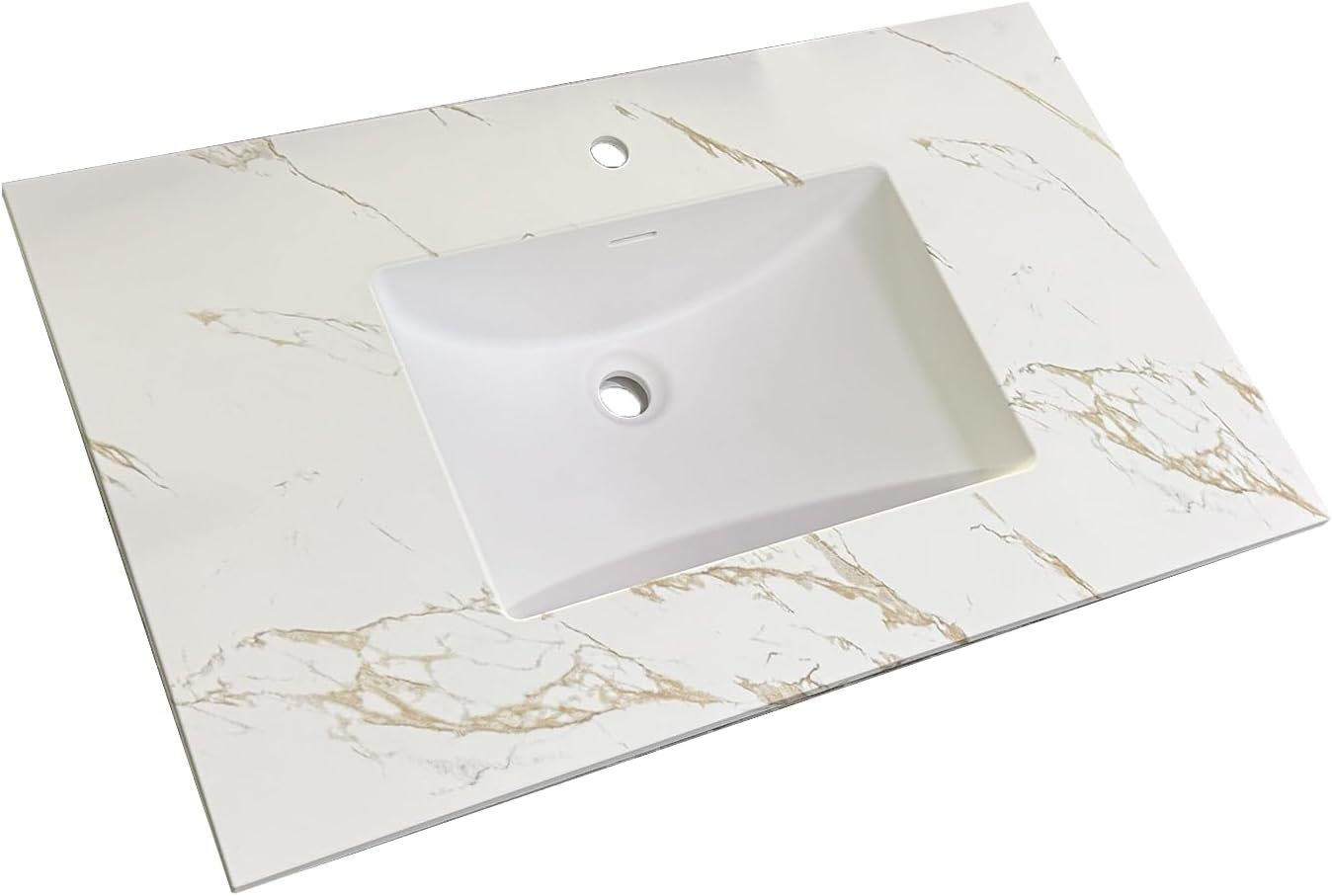 Vanity Atelier Solid Surface Polyurethane Resin Streamline Nano Vanity ...