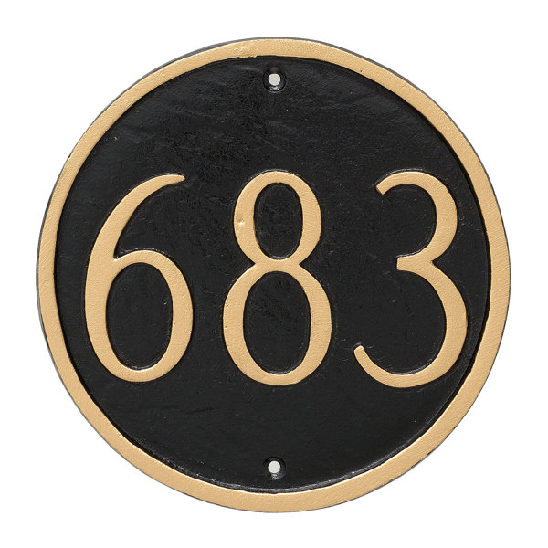 Montague Metal Products Round Wall Plaque & Reviews | Wayfair