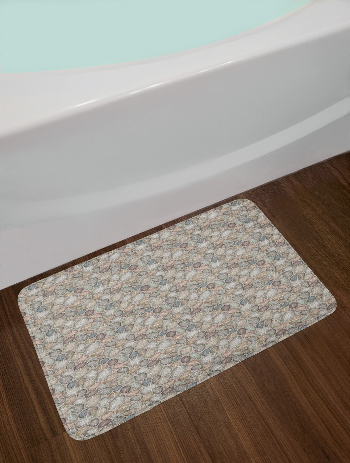 East Urban Home Stone Bath Rug | Wayfair