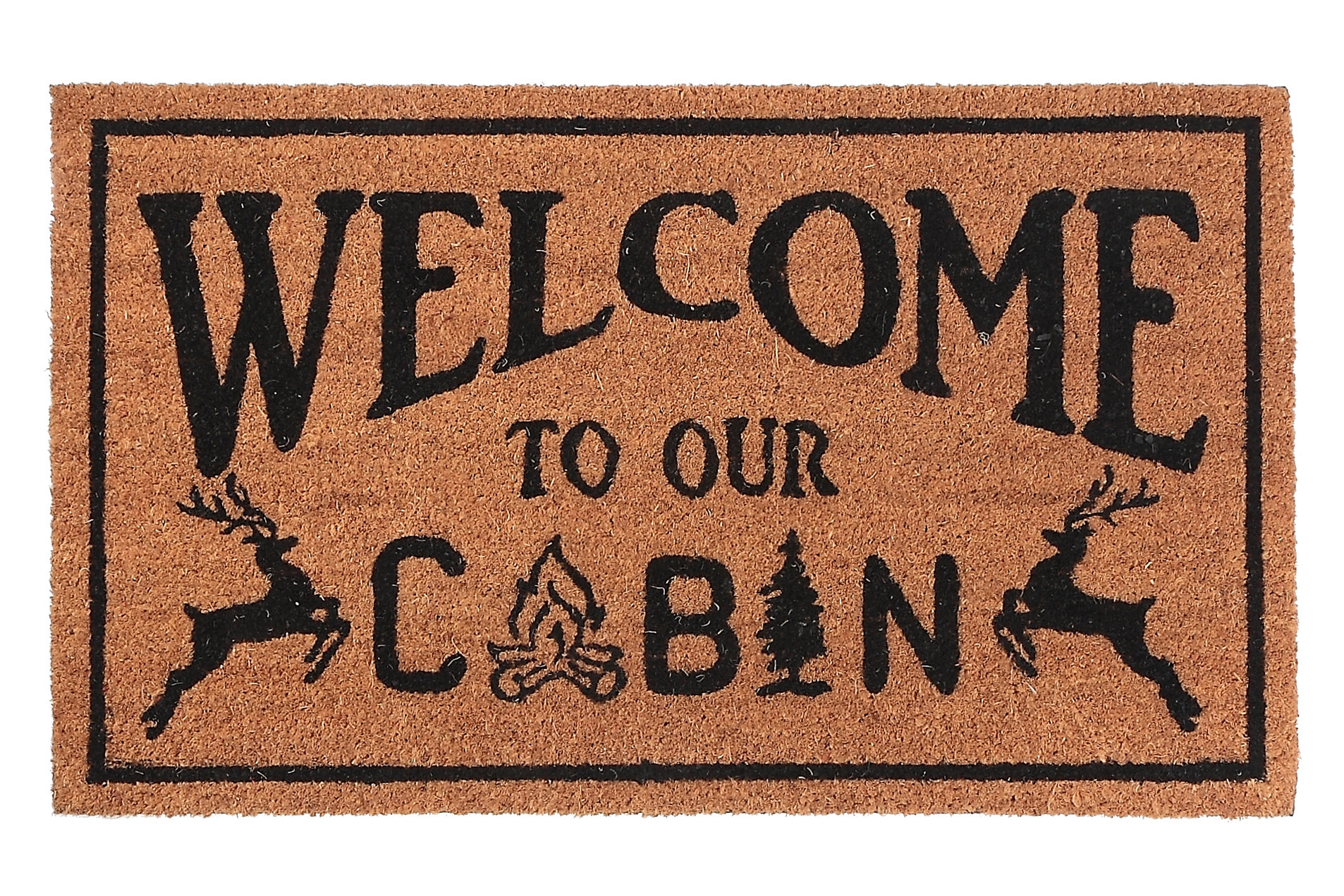 Loon Peak® Barryton Welcome to Our Cabin 18 in. x 30 in. Non-Slip ...