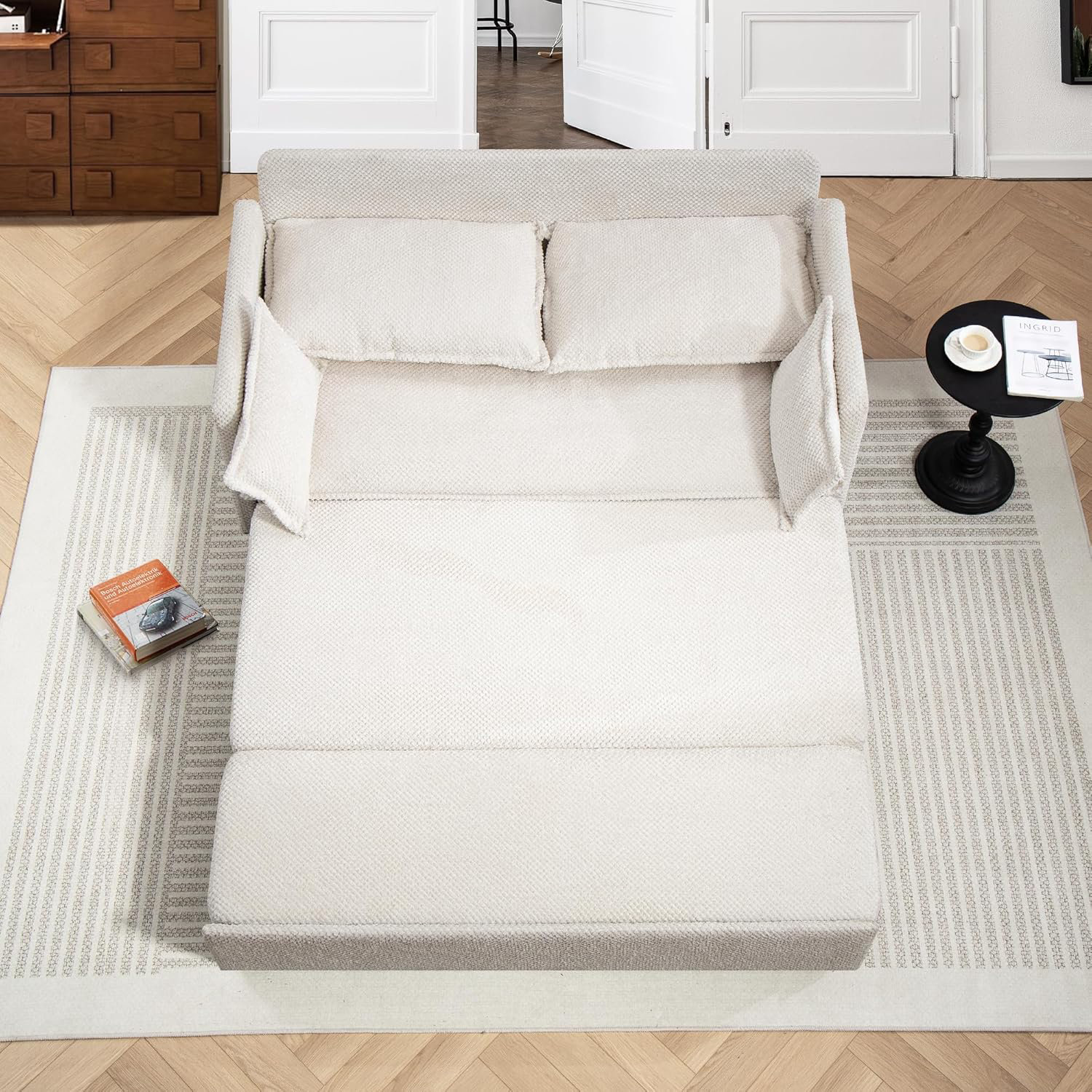 Ebern Designs Grand canapé-lit escamotable - Canapé-lit convertible de ...