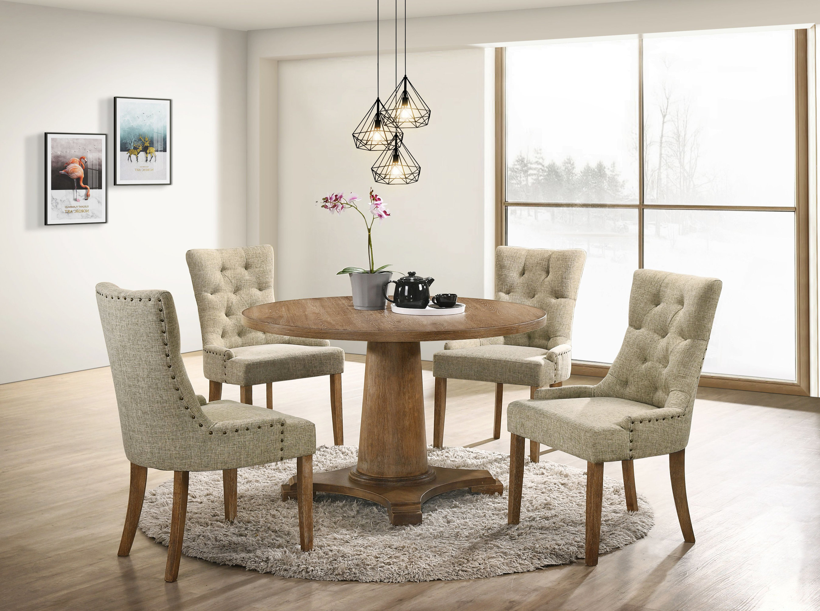 Darby Home Co 5Pcs Dining Room Set | Wayfair