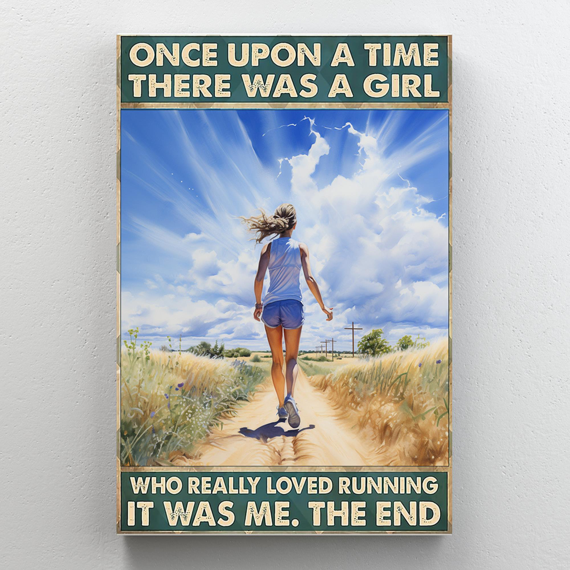 Trinx A Girl Who Really Loved Running - 1 Piece Rectangl A Girl Who ...