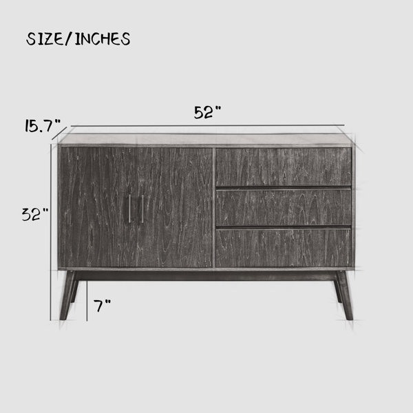 Ebern Designs 52" Sideboard | Wayfair