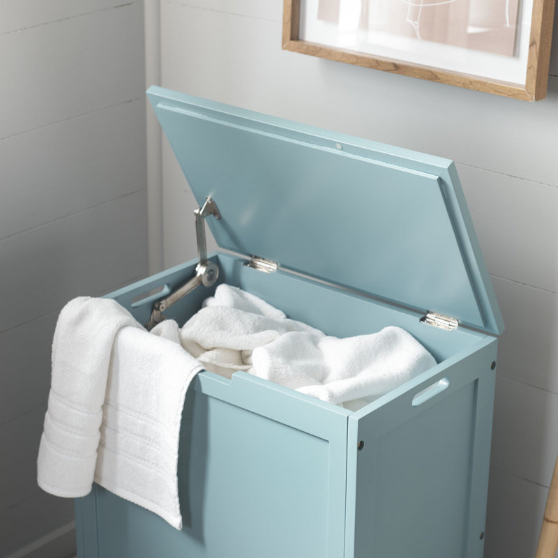 Red Barrel Studio® Wood Laundry Hamper | Wayfair