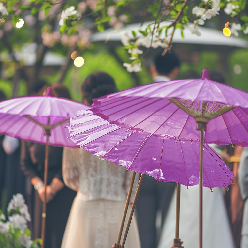 Koyal Wholesale 32" Paper Parasol Umbrella 4 Pack | Wayfair