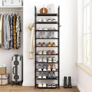 Rebrilliant 20 Pair Stackable Shoe Rack & Reviews | Wayfair