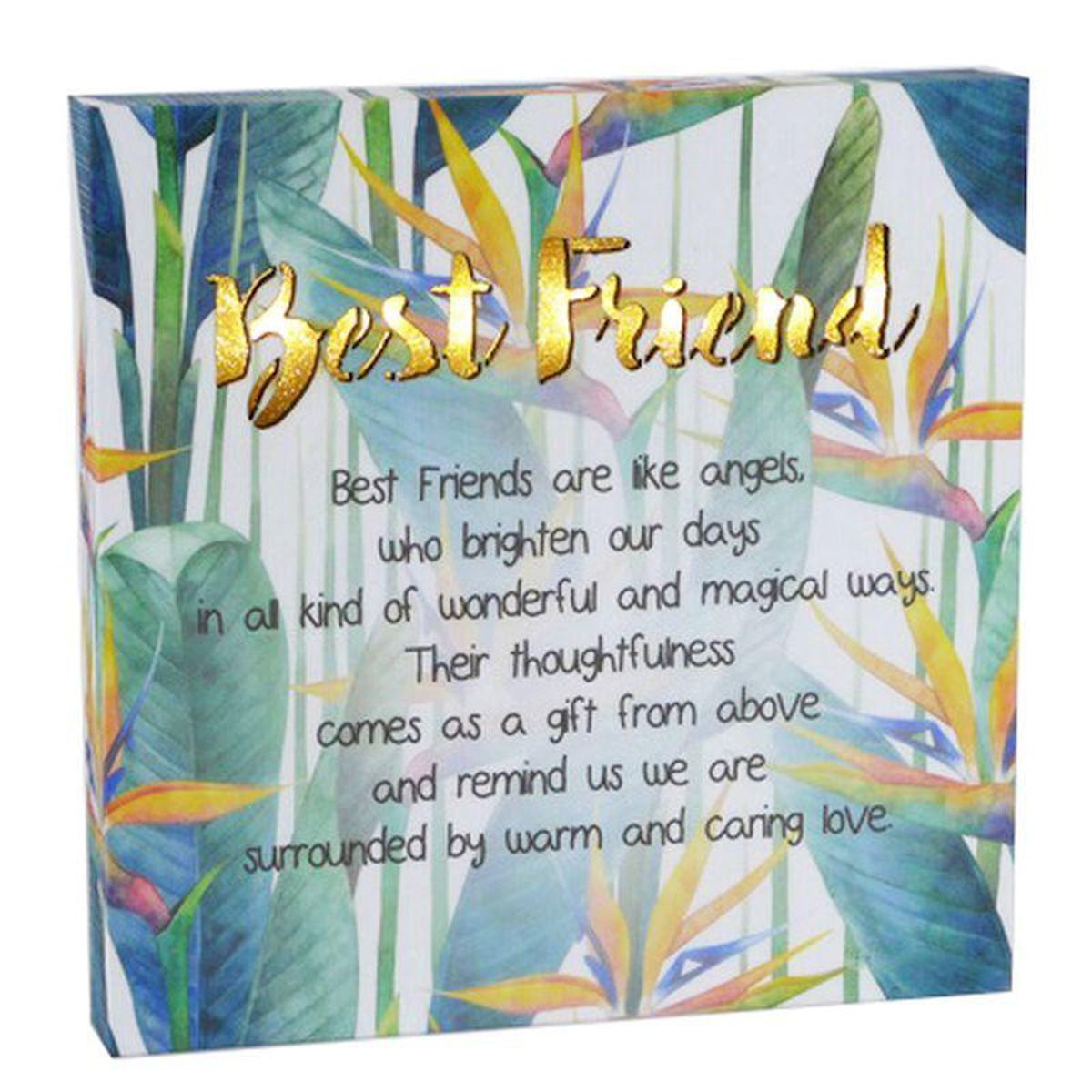 Trinx LED With Saying Best Friend Block Sign - Wayfair Canada