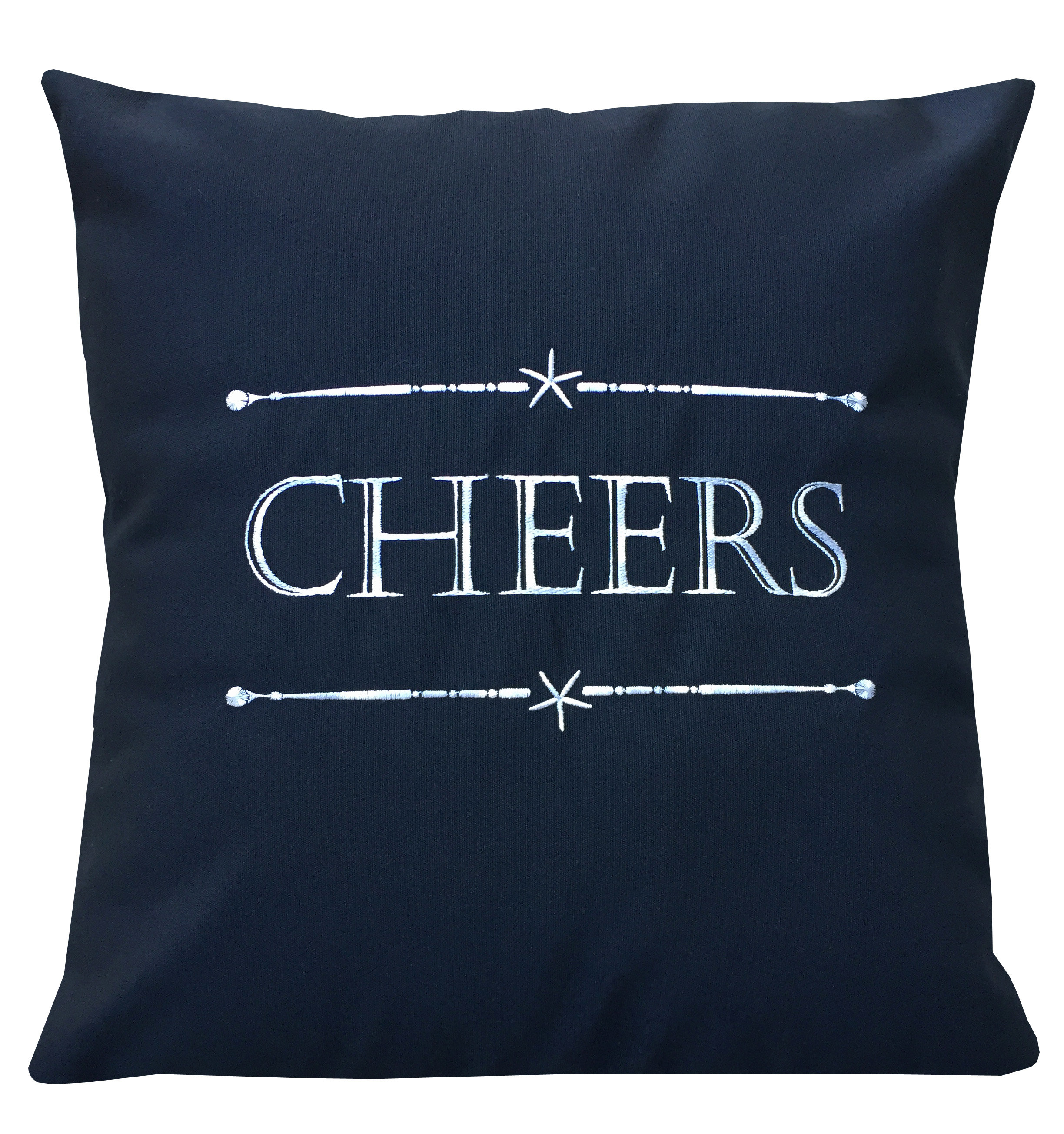Nantucket Bound Holiday Cheers Indoor/Outdoor Sunbrella Throw Pillow ...
