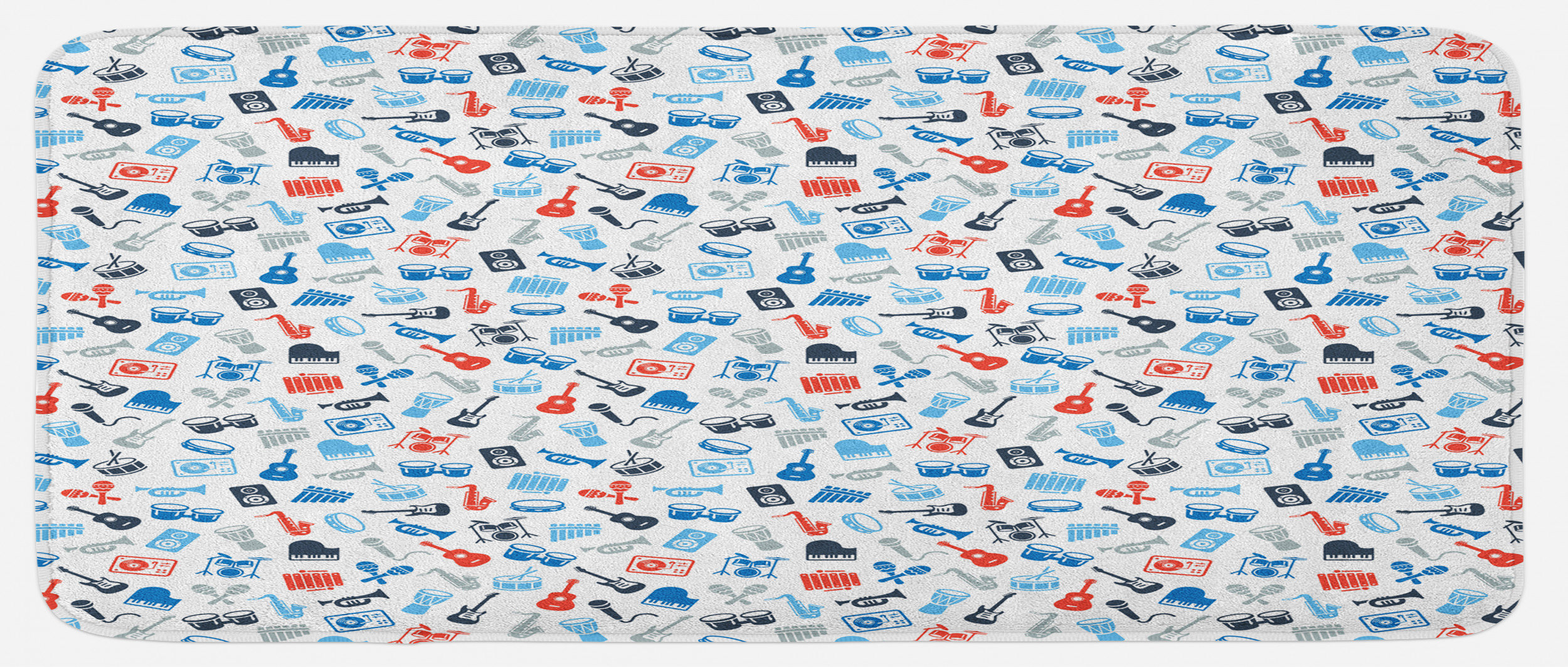 East Urban Home Jazz Music Kitchen Mat | Wayfair