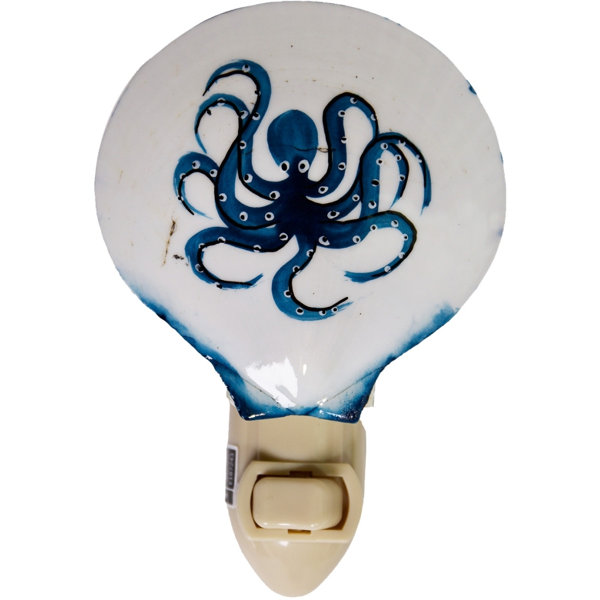 TheSeashellCompany Painted Octopus LED Night Light | Wayfair