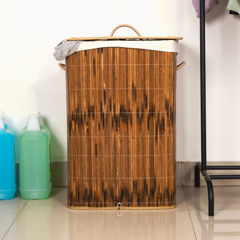 Bayou Breeze Bamboo Laundry Hamper & Reviews | Wayfair