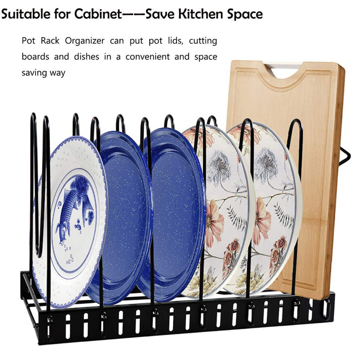 Prep & Savour Metal Rectangle Freestanding Pot Rack & Reviews | Wayfair