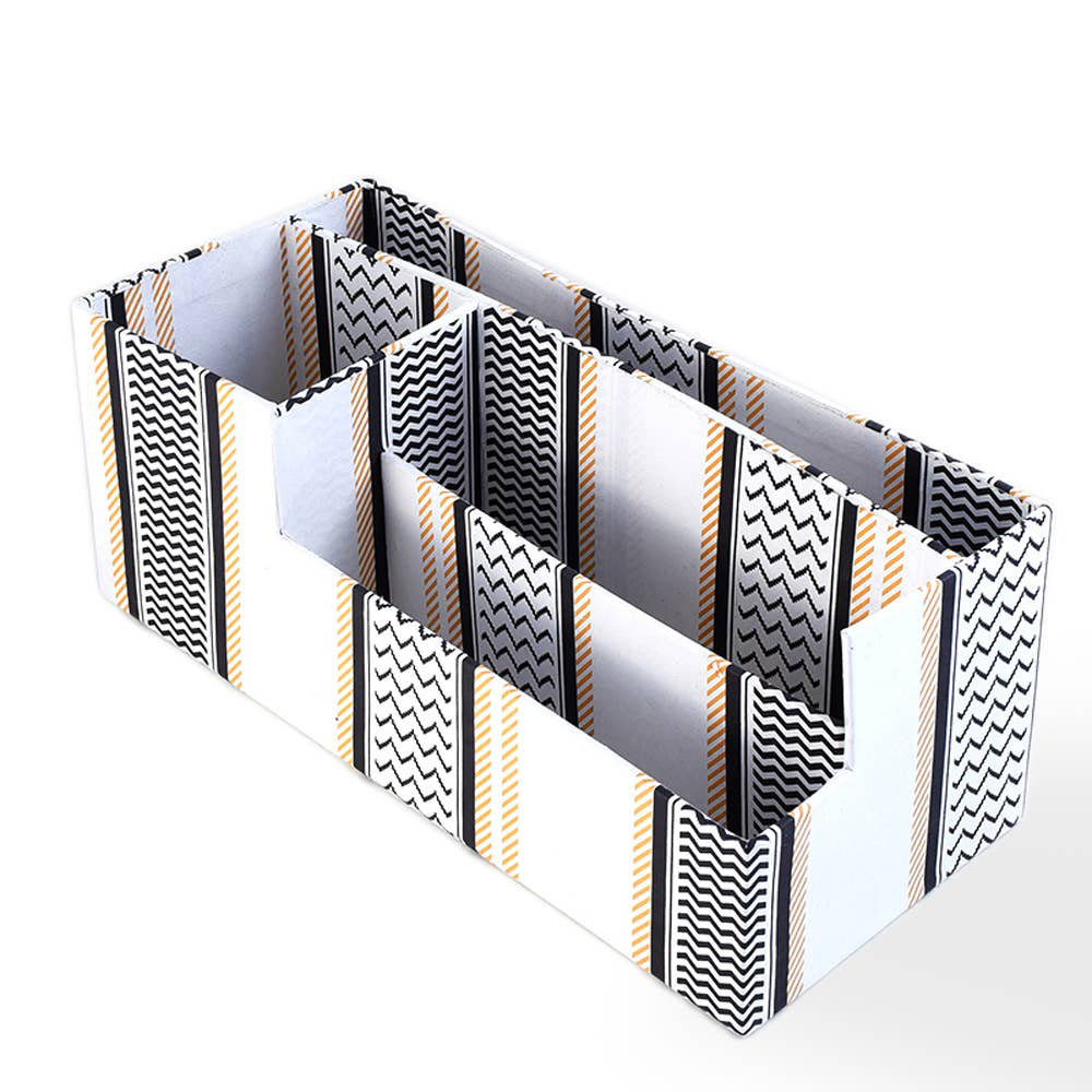 Union Rustic Candelario Handmade Eco-Friendly Desk Organizer in White ...