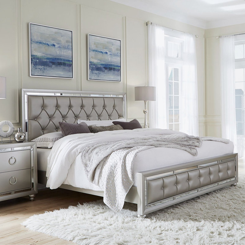 House of Hampton Chloe Gemstone Silver Full Bed - Wayfair Canada
