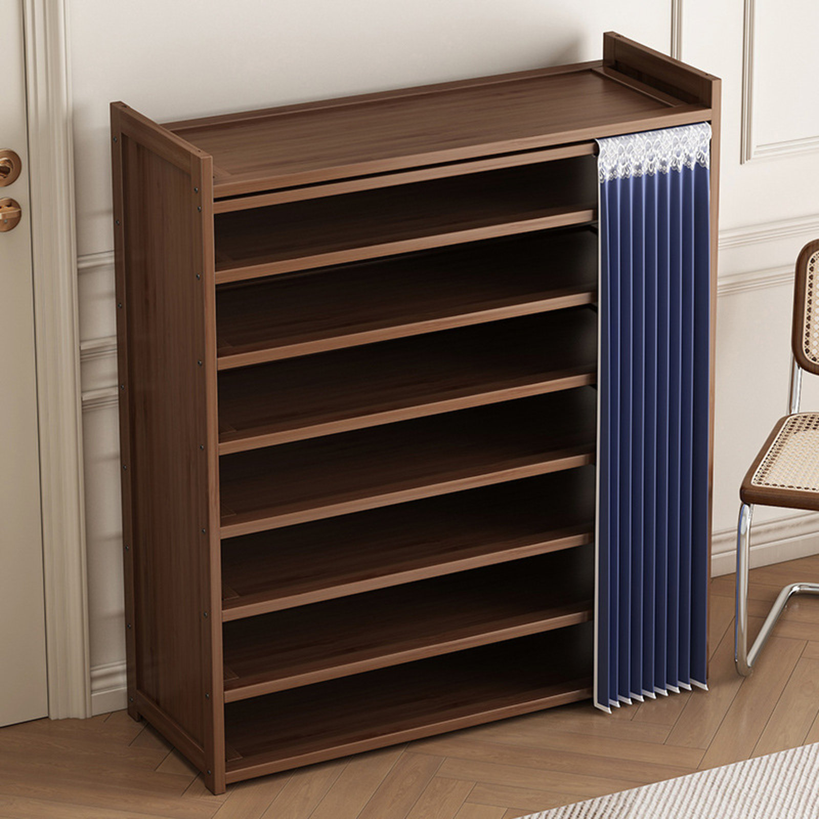 Latitude Run® Simple Shoe Rack Multi-layer Home Door Fully Enclosed ...