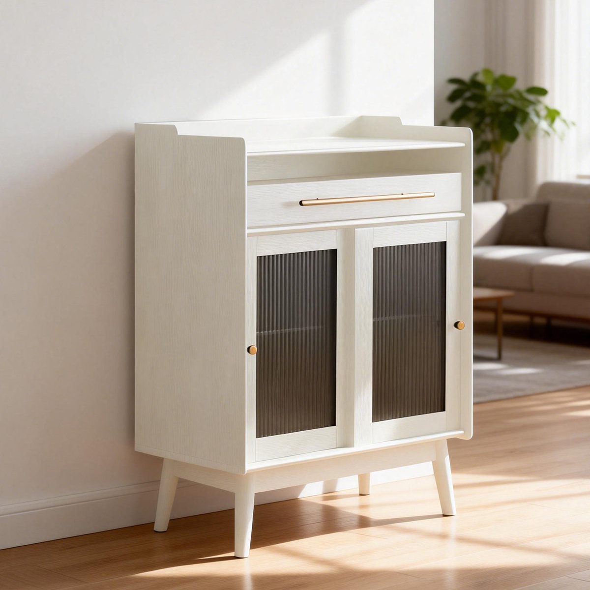 East Urban Home Japanese style storage sideboard cabinet | Wayfair