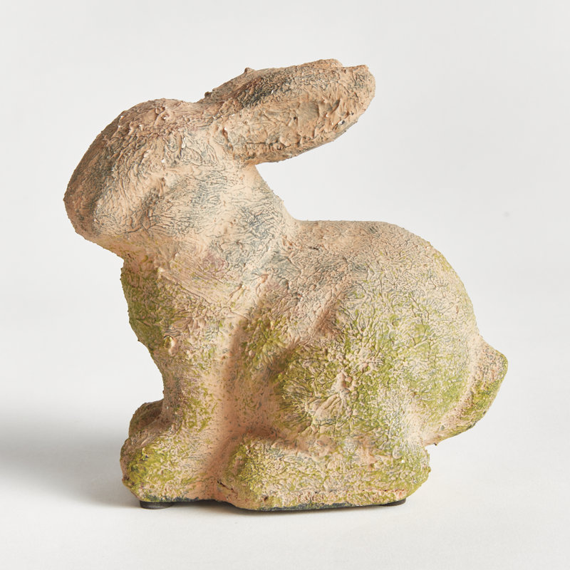 August Grove® Doriano Rabbit Animals Terracotta Garden Statue | Wayfair