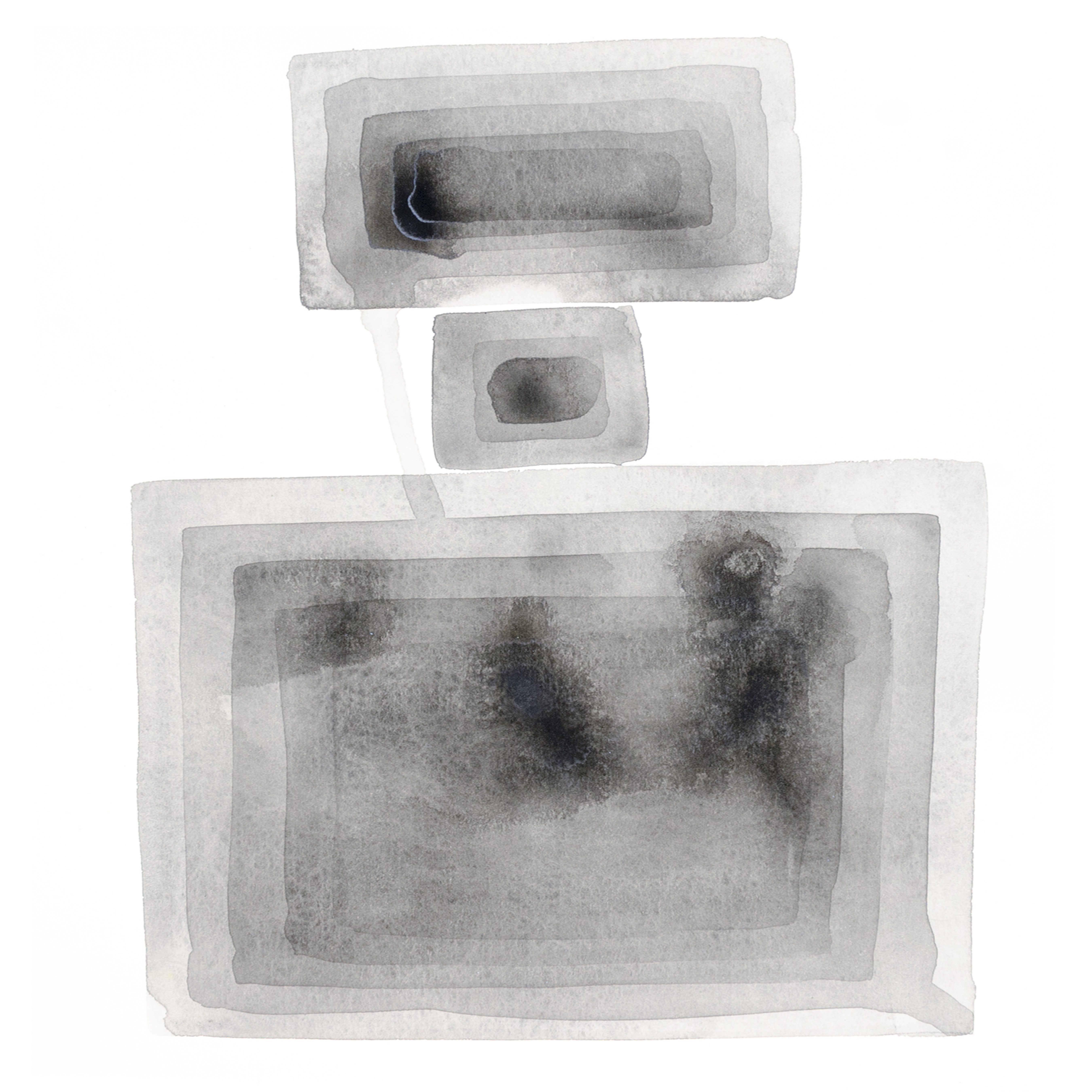 Wrought Studio™ Balanced Squares I by Erin Sparler - Wrapped Canvas ...