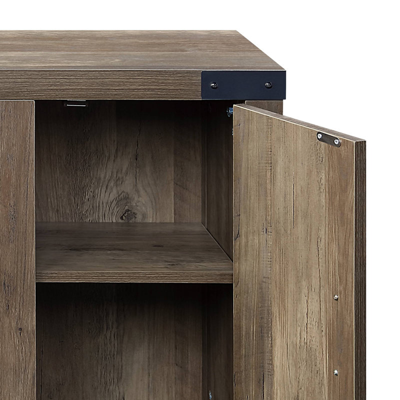 Millwood Pines Fireplace, Rustic Oak Finish | Wayfair