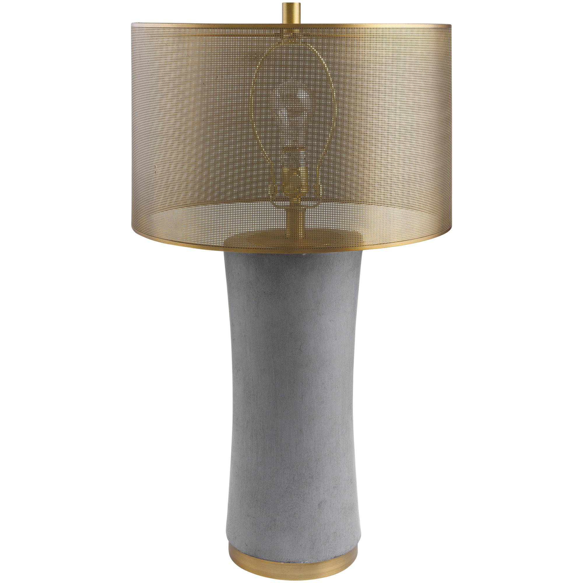 Everly Quinn Rugenia Abelino 30"H X 16"W X 16"D Accent Table Lighting ...