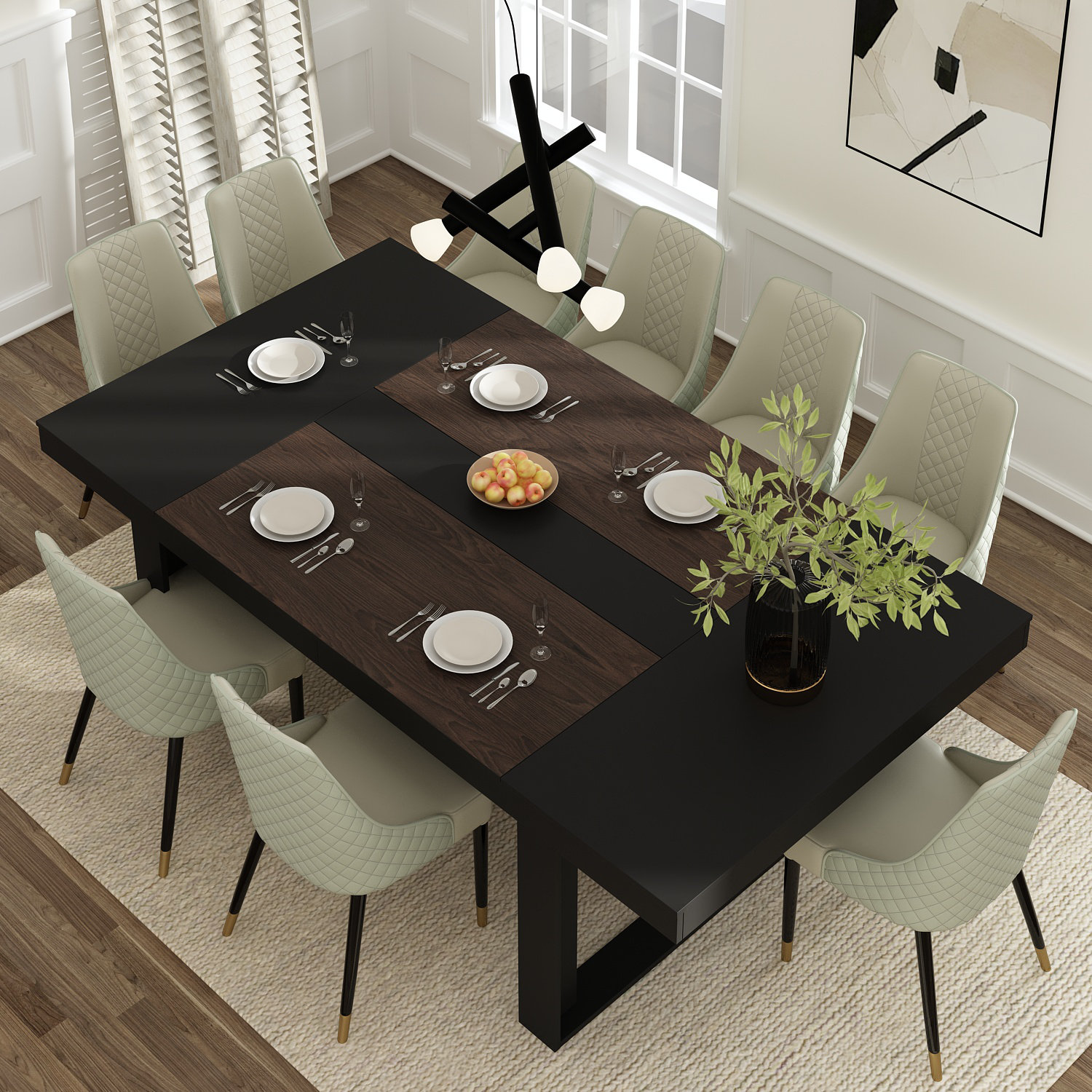 Ebern Designs Nyirah Dining Table & Reviews | Wayfair