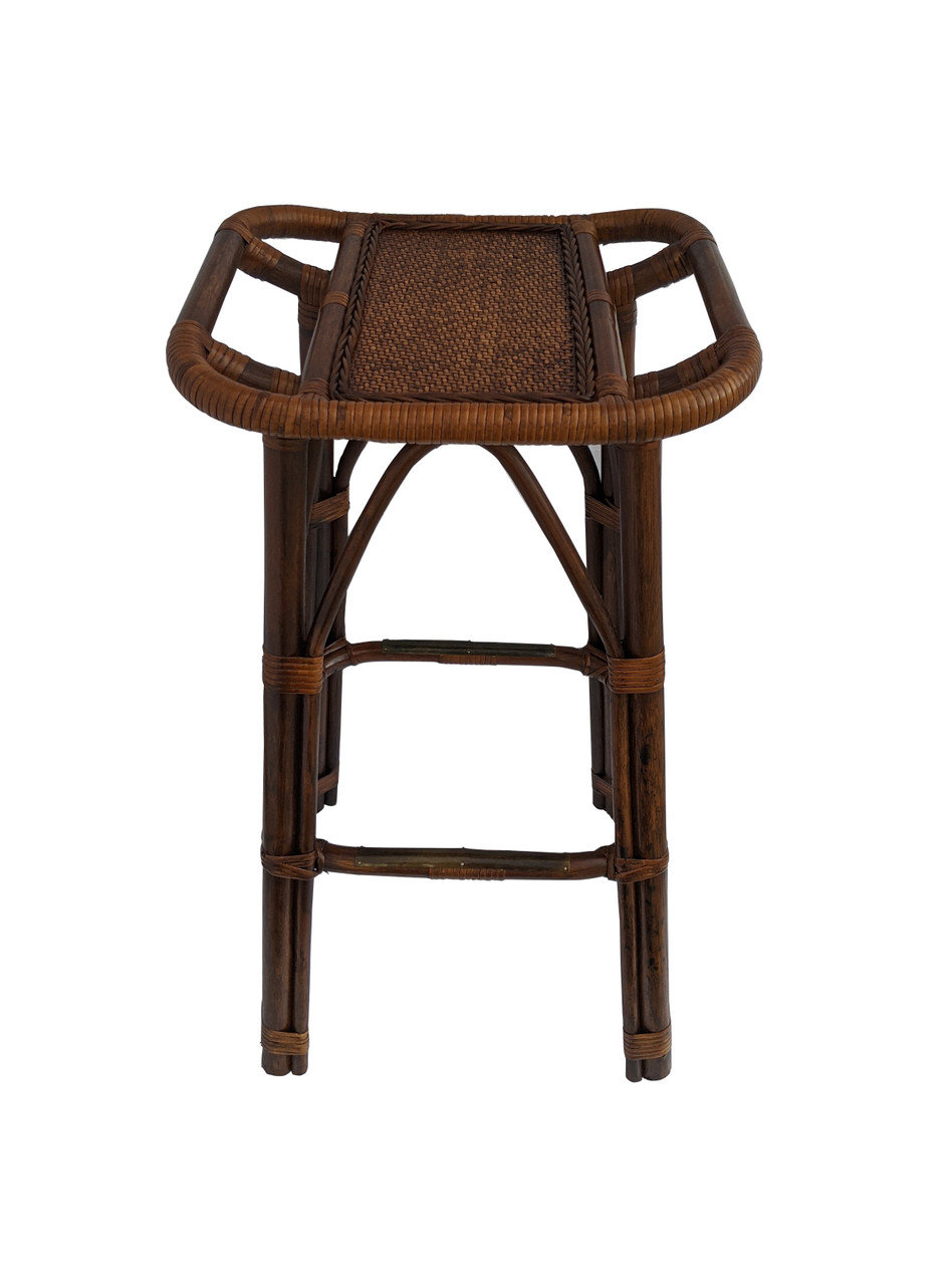 Dakota Fields Oriental Rattan Backless Bar Stool Counter Height | Wayfair
