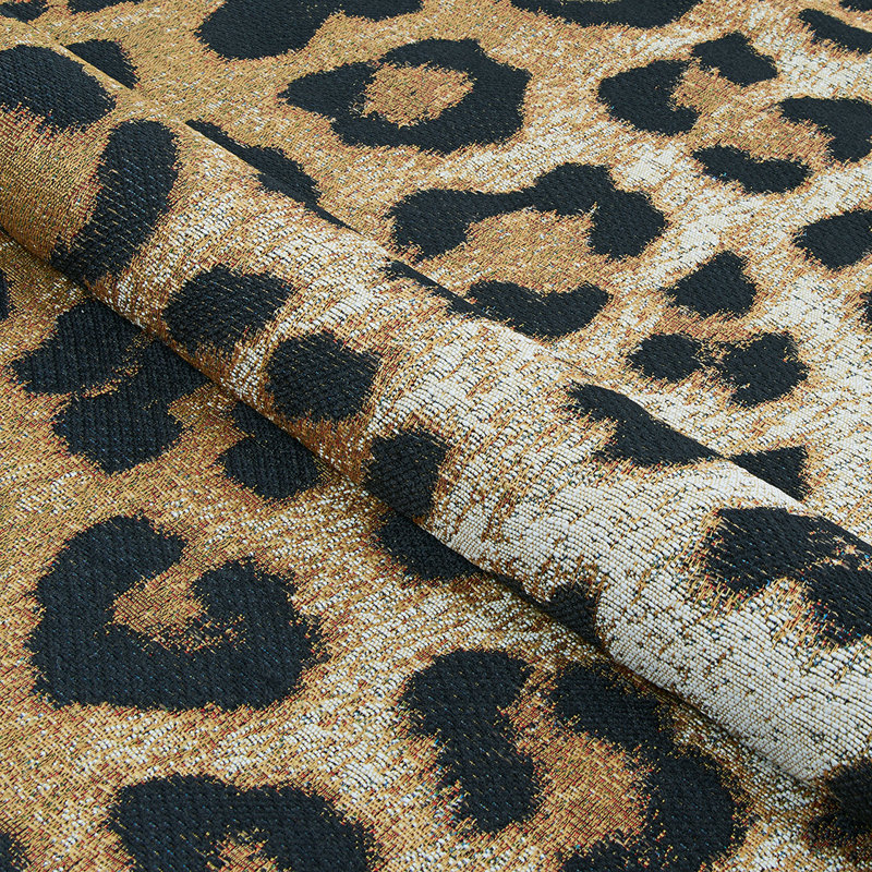 Bungalow Rose Ehren Animal Print New Gold Indoor Outdoor Area Rug ...